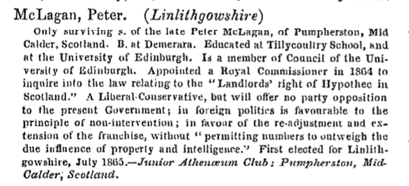 Peter McLagan (1823-1900): Scotland’s first Black MP | The Victorian ...